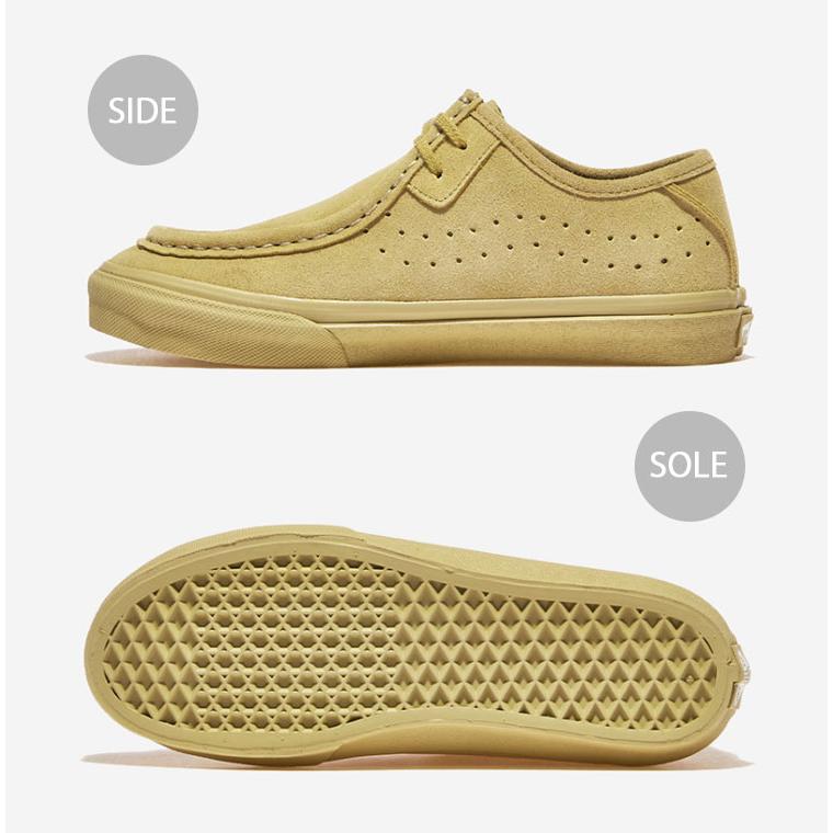 VANS バンズ スニーカー CARVER LO V398 SAND BEIGE シューズ カーバー ロー モックシューズ スエード 本革 ...