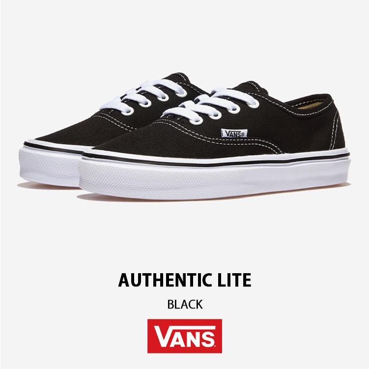 VANS（ヴァンズ） バンズ スニーカー AUTHENTIC LITE BLACK WHITE V44 LITE オーセンティック ライト ...
