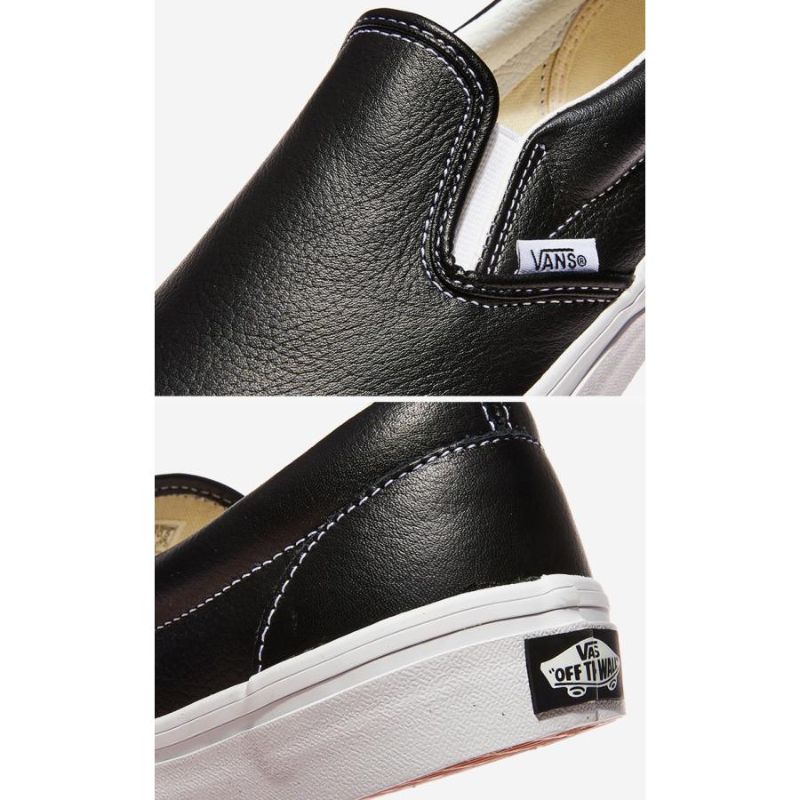 VANS（ヴァンズ） バンズ スニーカー CLASSIC SLIP-ON LEATHER BLACK