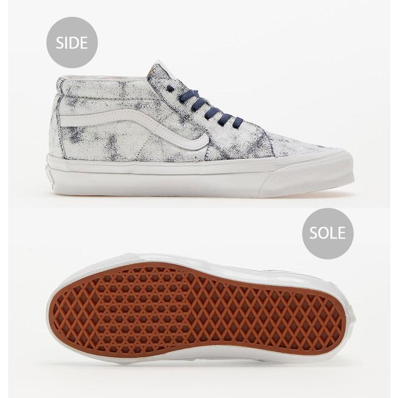 VANS（ヴァンズ） バンズ スニーカー OG SK8-MID LX DISTRESS WHITE
