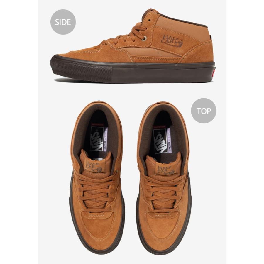 VANS（ヴァンズ） バンズ スニーカー SKATE HALF CAB GOLDEN BROWN GUM VN0A5FCDCL6 スケート ...