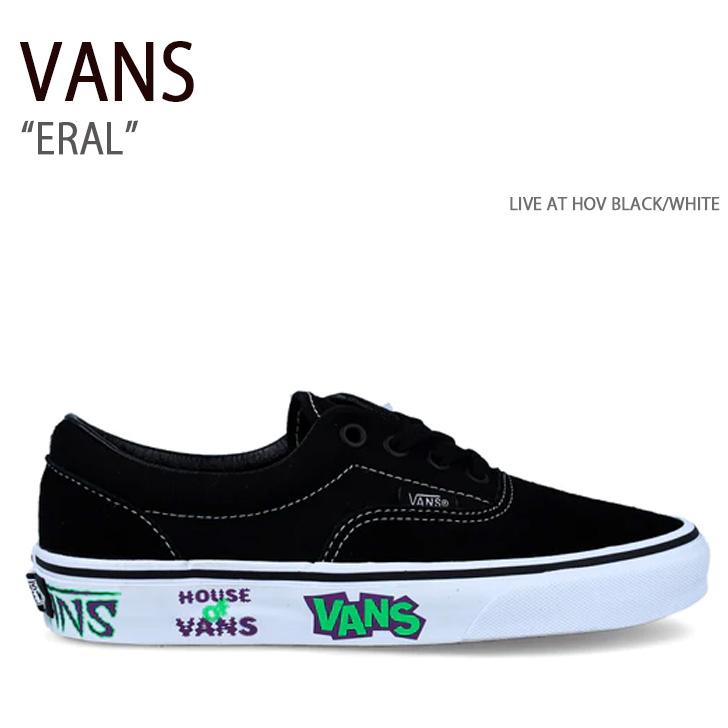VANS バンズ スニーカー ERA LIVE AT HOV BLACK WHITE VN0A5KX5BA2 オールドスクール メンズ ...