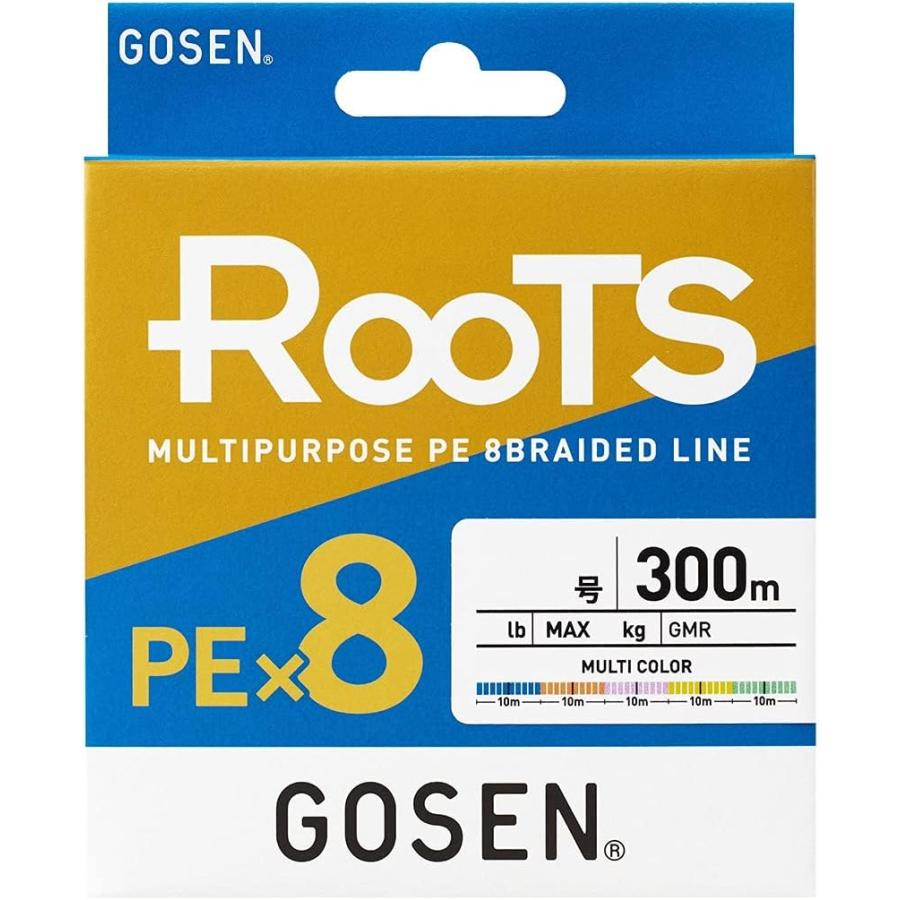 (GOSEN/ゴーセン) ルーツ PEx8 5色 300m 3号 (000203) ライン : 熊人Yahoo!店 - 通販 - Yahoo!ショッピング