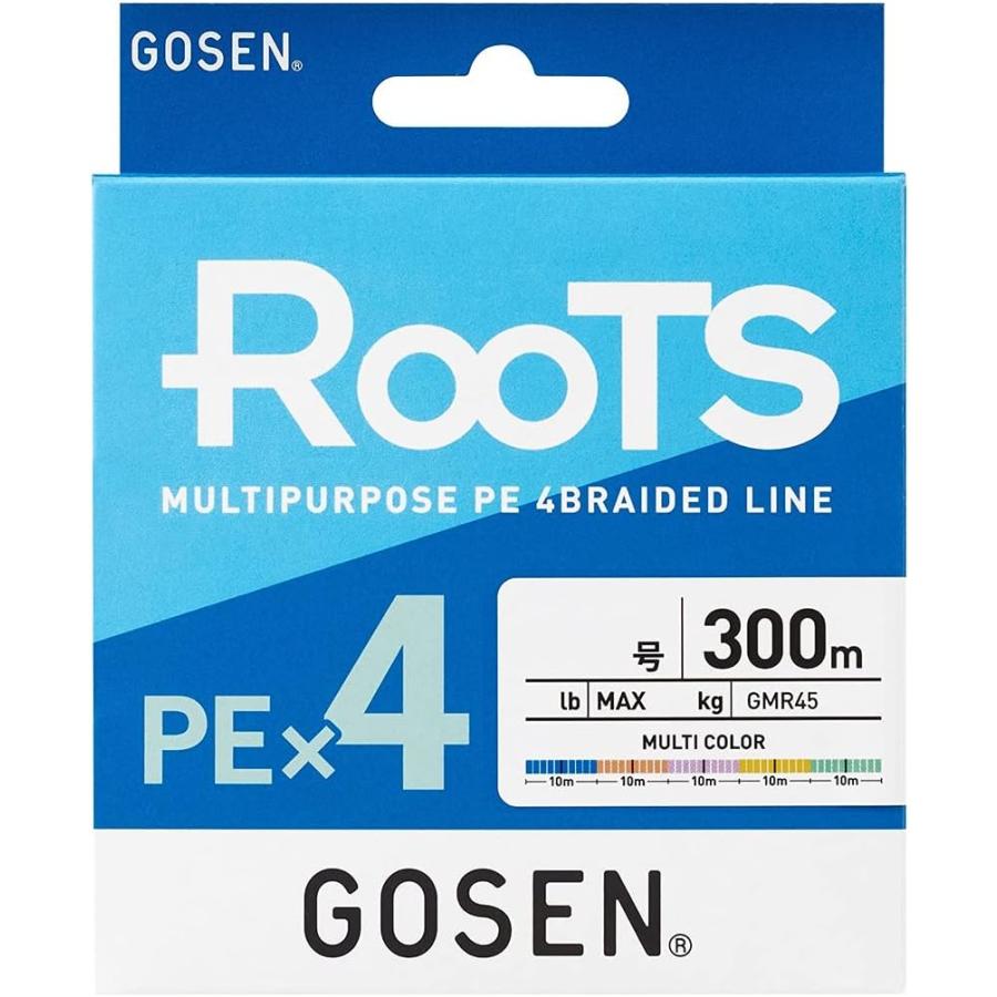 (GOSEN/ゴーセン) ルーツPEx4 5色 300m 2.0号 (009756) ライン : 熊人Yahoo!店 - 通販 - Yahoo!ショッピング