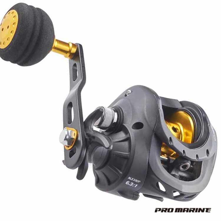 プロマリン (PROMARINE/プロマリン) ALE100P アレシア 糸なし (310350) パワーハンドル 両軸リール タイラバ ライトボートゲーム ベーシックモデル : 熊人 ...