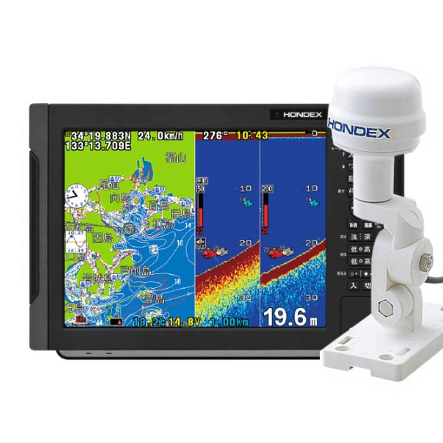(HONDEX/ホンデックス) 12.1型カラー液晶 プロッターデジタル魚探 HE-120S GPS外付け仕様 (GP-16H(L)付属) 50/200kHz : 熊人Yahoo!店 - 通販 ...