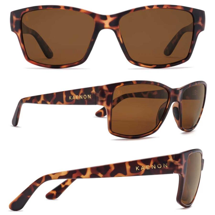 (KAENON/ケーノン) EL CAP エルキャップ (フレーム)Matte Tortoise (レンズ)B12 偏光サングラス ...