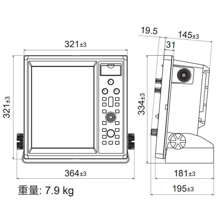(KODEN/光電) MDC-5210F 12kw 130cmオープン (Q3S-KOD-017-005) レーダー : 熊人Yahoo!店 - 通販 - Yahoo!ショッピング