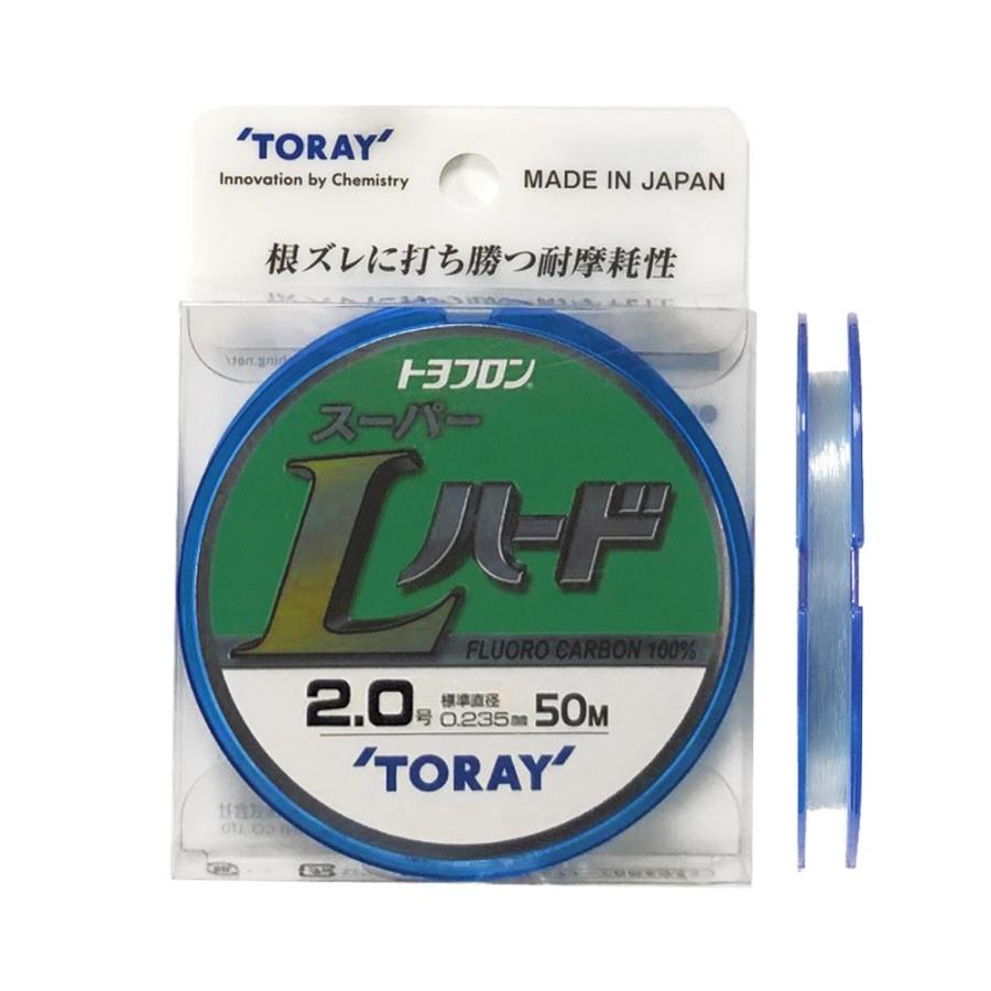 (TORAY/東レ) トヨフロン スーパーLハード 50m 2号 112801 ハリス ライン : 熊人Yahoo!店 - 通販 - Yahoo!ショッピング