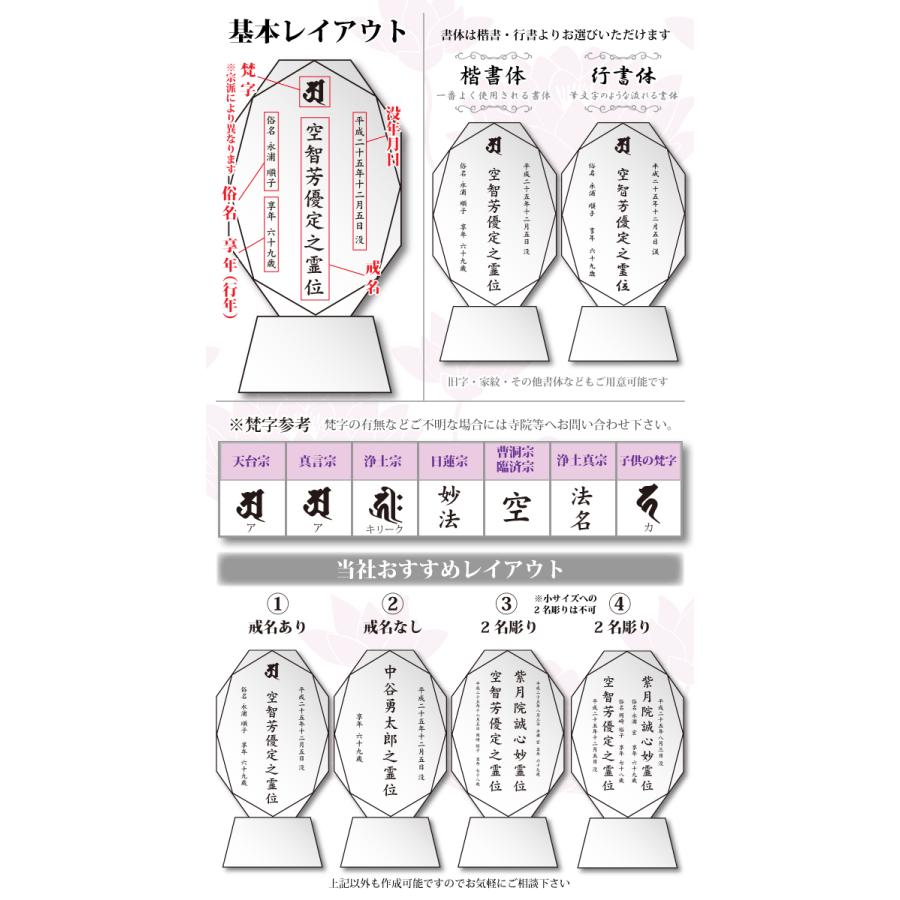 位牌 クリスタル位牌 ガラスの位牌 KH-11UVS 仏具 : アトリエkana ヤフー店 - 通販 - Yahoo!ショッピング