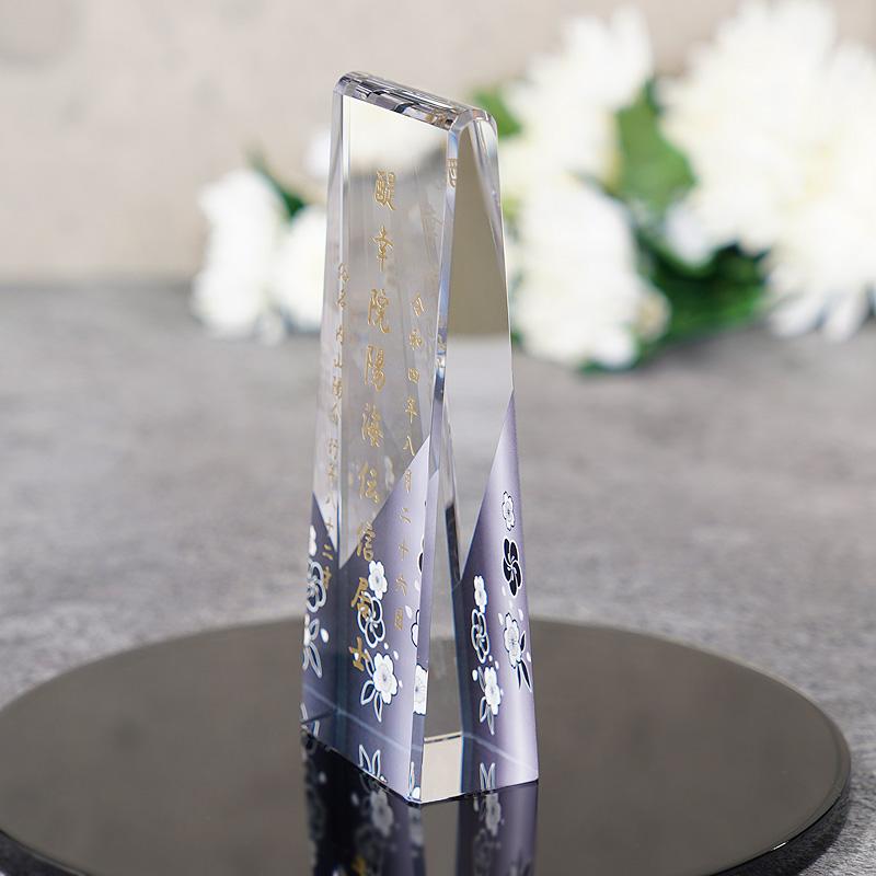 位牌 クリスタル位牌 ガラスの位牌 KH-18UVS 仏具 : アトリエkana ヤフー店 - 通販 - Yahoo!ショッピング