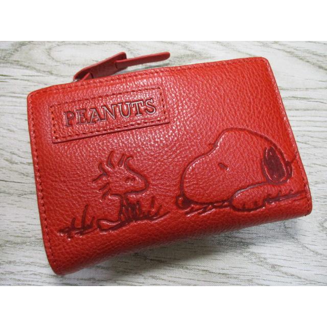 SNOOPY（スヌーピー） 財布 レディース 折財布 Lファスナーラウンド