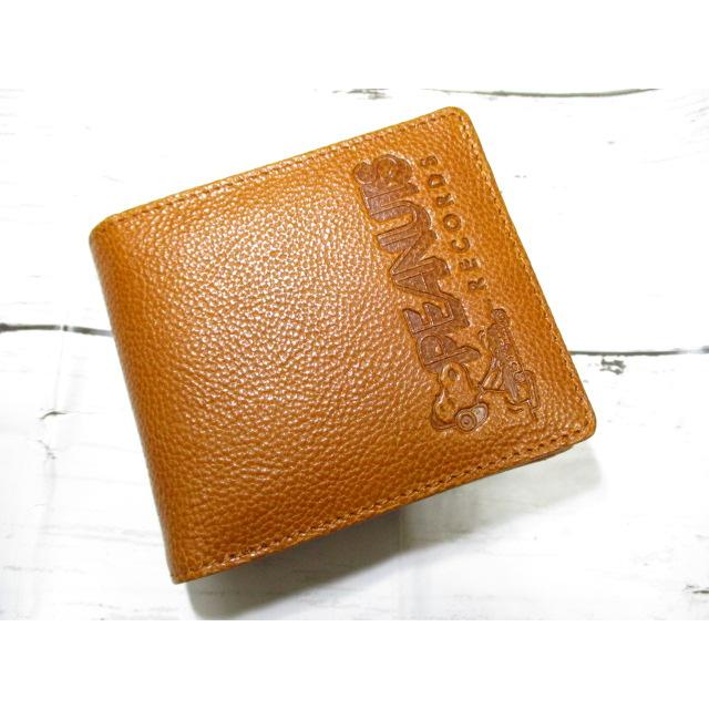 SNOOPY（スヌーピー） 財布 メンズ 二つ折り ブランド 本革 牛革