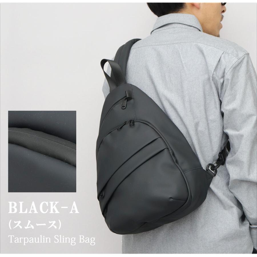 REGiSTA ボディバッグ スリングバッグ メンズ バッグ 雫型 しずく型 斜めがけ 斜め掛け B5 A5 防水 シンプル 無地 黒 旅行 レジスタ : A.M.S. - 通販 ...
