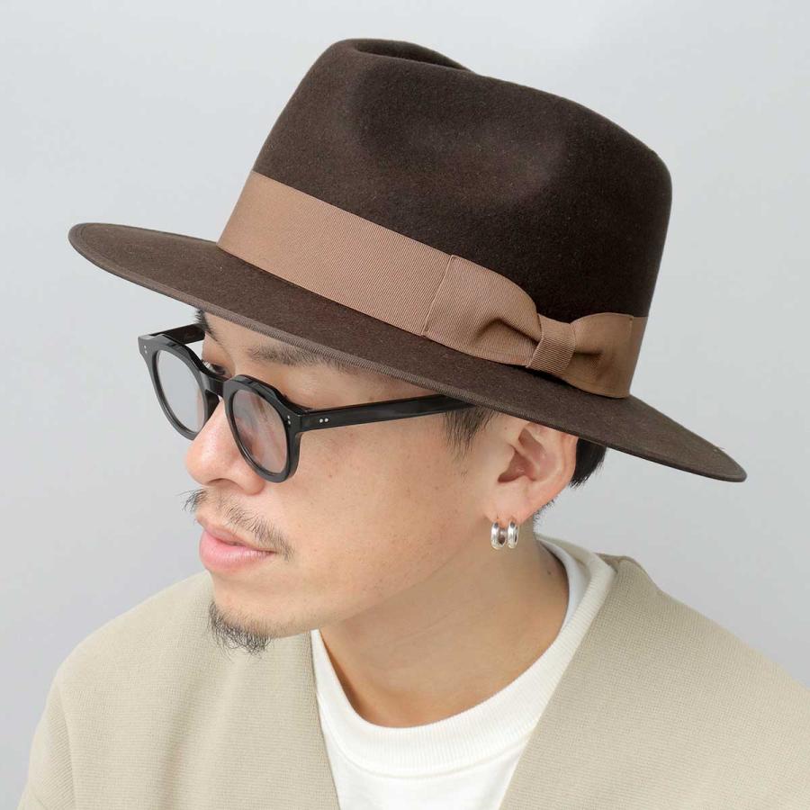 ReqHatter（レックハッター） レックハッタ― 2トーン ワイドブリム 中折れハット フェルト ハット 帽子 メンズ : A.M.S. - 通販 - Yahoo!ショッピング