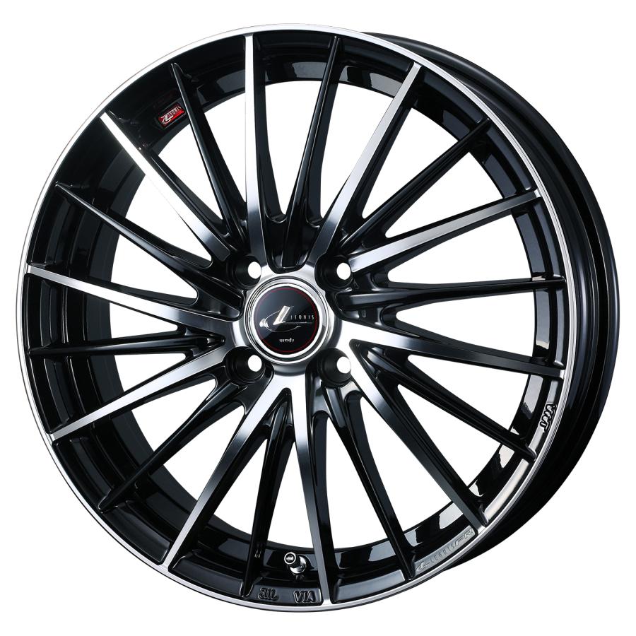 WEDS ウェッズ 0041671 アルミホイール1本 LEONIS FR 17インチ リム幅6.5J インセット+42 4穴 PCD100 PBMC : アットマックス@ - 通販 ...