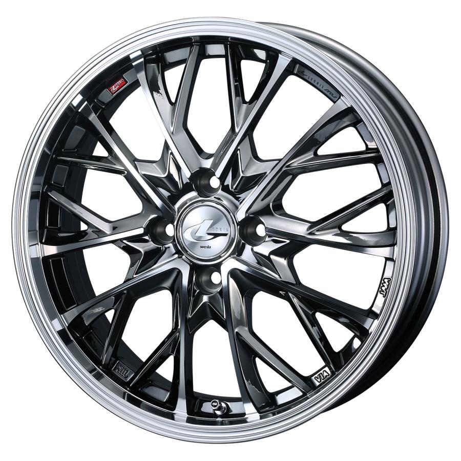 WEDS ウェッズ 0041706 アルミホイール1本 LEONIS MV 15インチ リム幅5.5J インセット+43 4穴 PCD100 BMCMC : アットマックス@ - 通販 ...