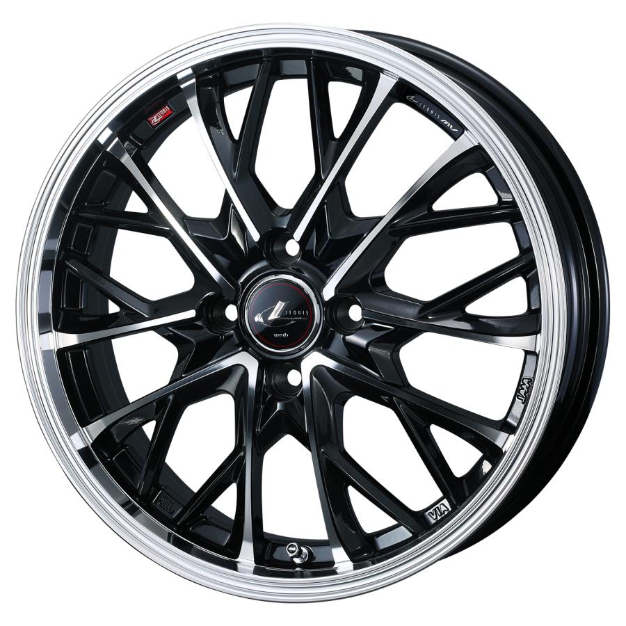 WEDS ウェッズ 0041717 アルミホイール1本 LEONIS MV 17インチ リム幅6.5J インセット+42 4穴 PCD100 PBMC : アットマックス@ - 通販 ...