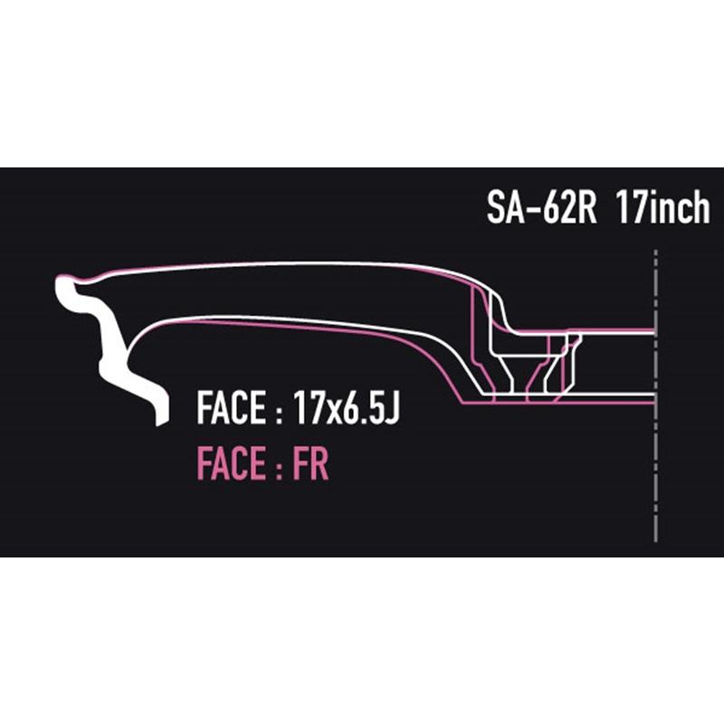 WEDS ウェッズ 0041780 アルミホイール1本 WEDSSPORT SA62R 17インチ リム幅7.0J インセット+45 5穴 PCD100 EJ-BRONZEII : アット ...
