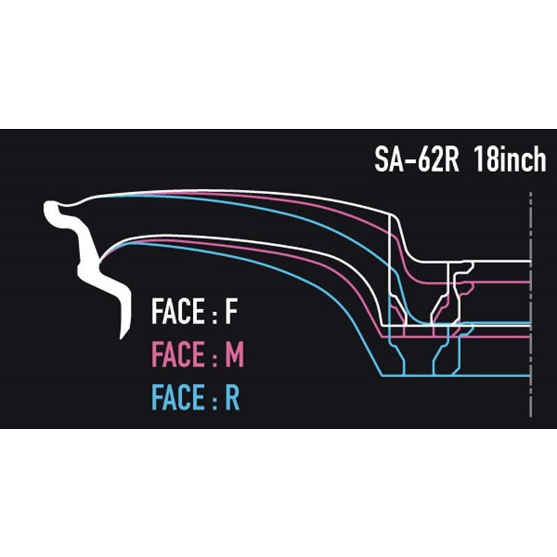 WEDS ウェッズ 0041830 アルミホイール1本 WEDSSPORT SA62R 18インチ リム幅8.5J インセット+45 5穴 PCD100 BLCII :0041830:アット ...