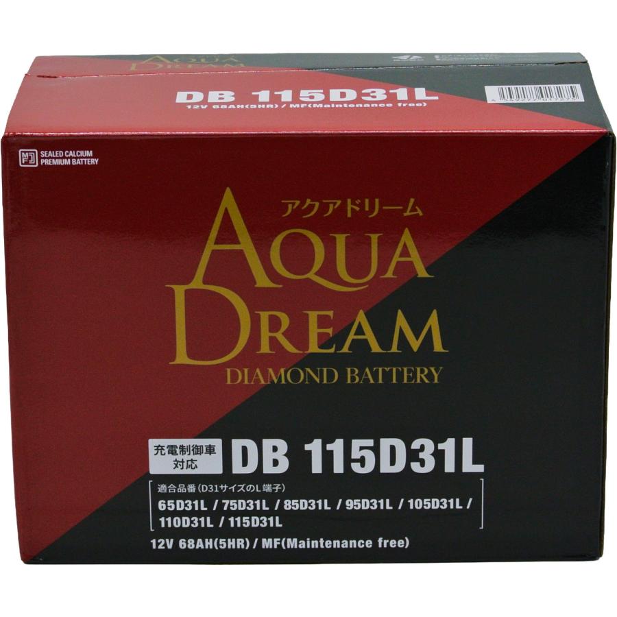 アクアドリーム（AQUA DREAM） DIAMOND BATTERY ダイアモンドバッテリー AD-DB-115D31L 国産車カー ...