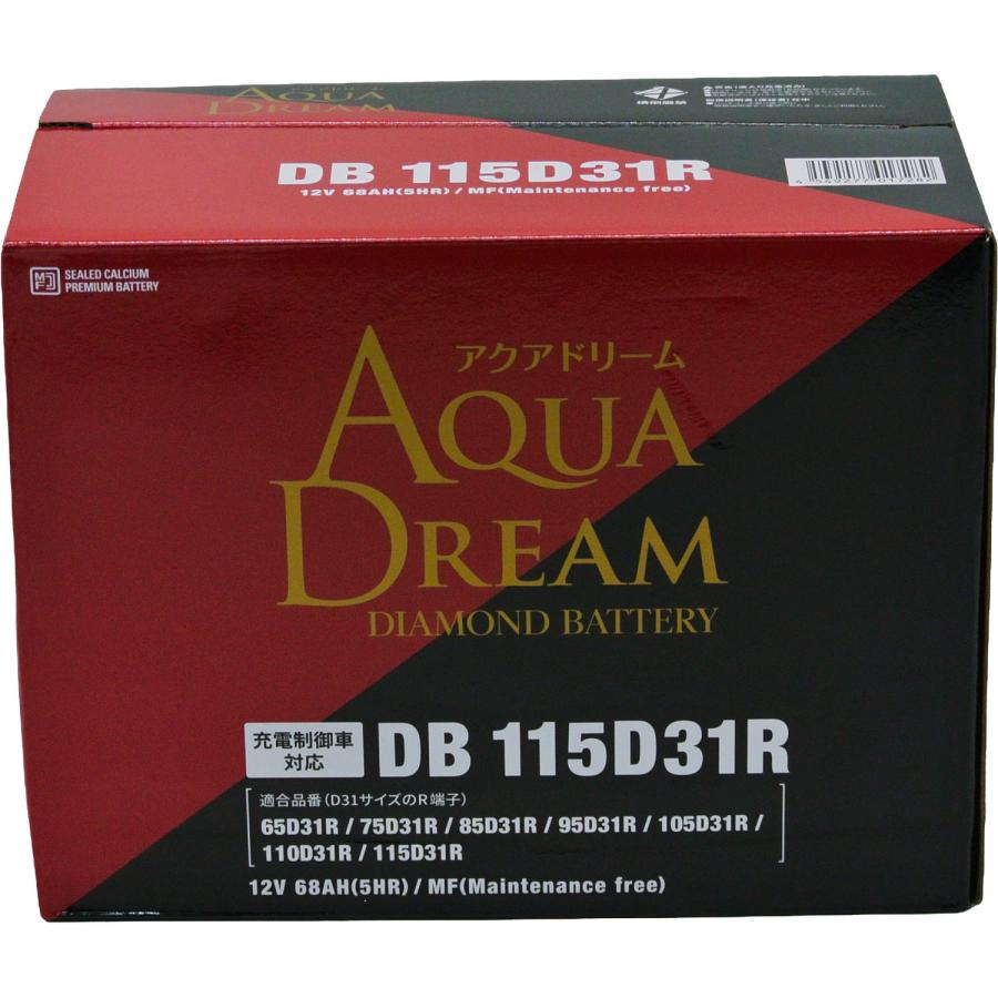 アクアドリーム（AQUA DREAM） DIAMOND BATTERY ダイアモンドバッテリー AD-DB-115D31R 国産車カー ...