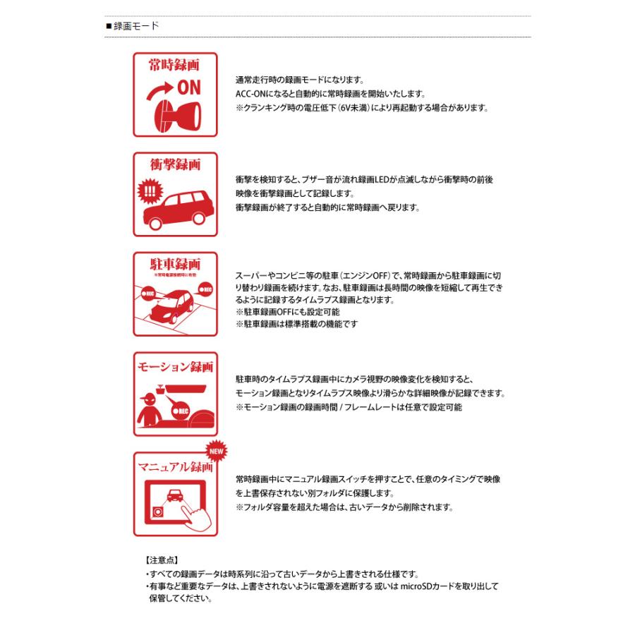 AMEX アメックス AMEX-A07PW ドライブレコーダー 前後カメラ 前後録画 2カメラ 駐車監視 ドラレコ スマホ連動 12V 24V : アットマックス@ - 通販 - Yahoo ...