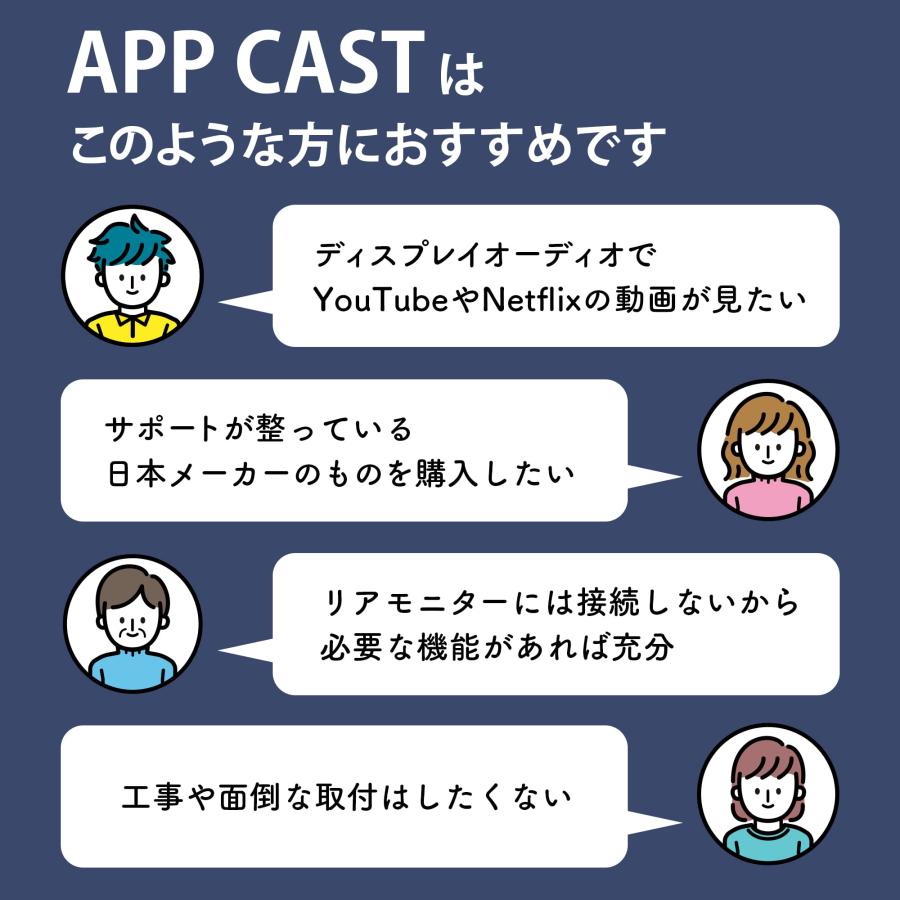 慶洋エンジニアリング KEIYO APP CAST AN-S109 エーピーピーキャスト マルチデバイス Carplay Android12 動画配信サービス SNS : アットマックス ...
