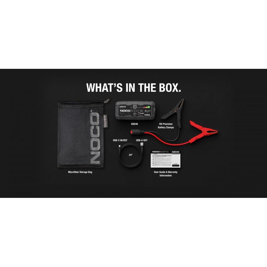 NOCO BOOST X ノコ GBX45 UltraSafe Lithium Jump Starter リチウムジャンプスターター ...