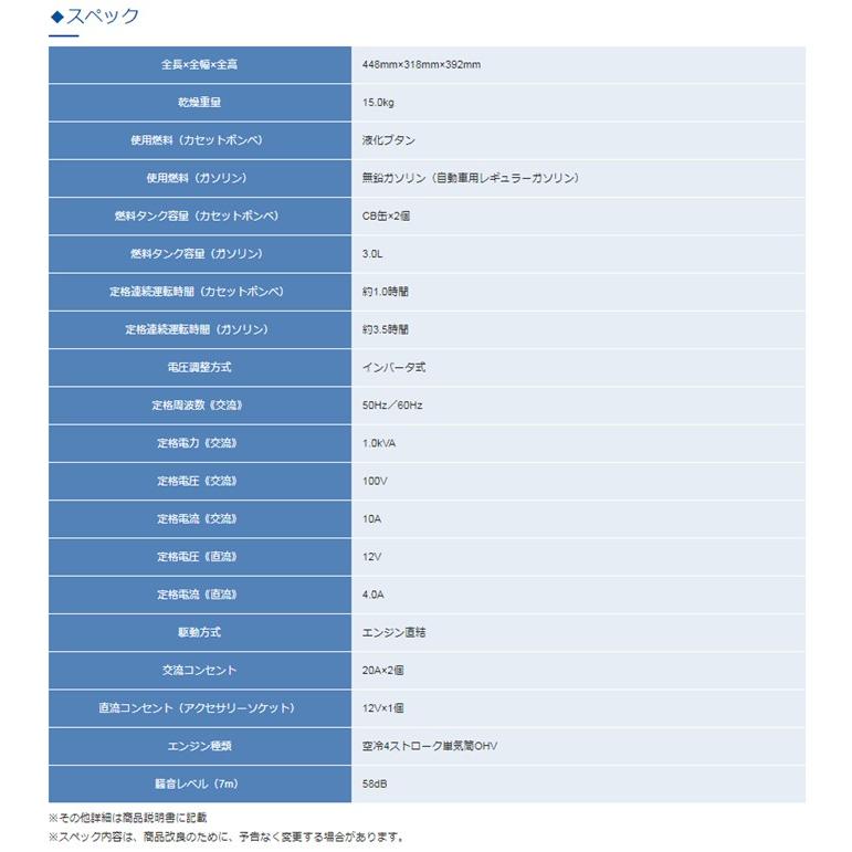 NICHINEN ニチネンメーカー直送 KG-101 携帯用 発電機 ジーキュービック G-cubic : kg-101 : アットマックス@ - 通販 - Yahoo!ショッピング