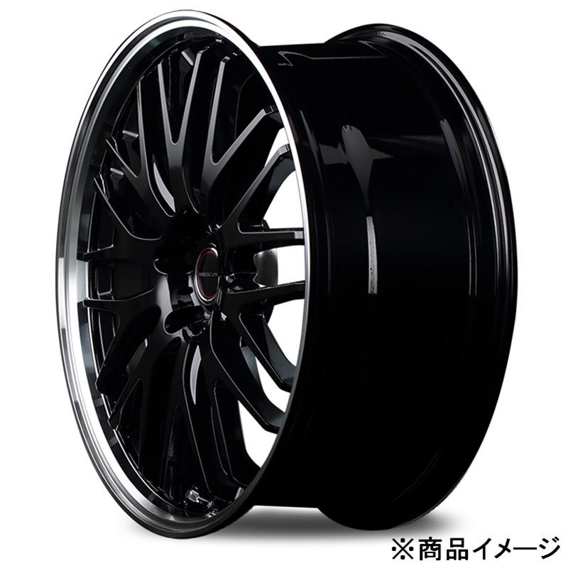 マルカサービス MID アルミホイール1本 VERTEC ONE EXE 10 20インチ リム幅8.5J inset+38 5H PCD114.3 グロッシーブラック/リムポリッシュ ...