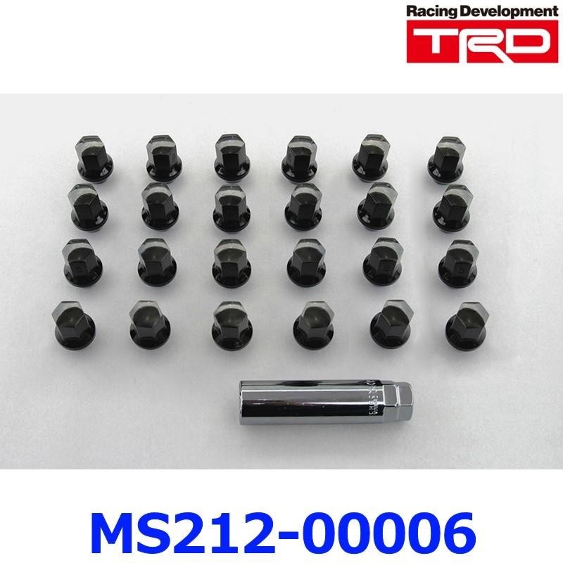 TRD ホイールナットセット MS212-00006 M12×P1.5 17HEX(テーパー座) 24個入り ナット締付用ロングアダプター付き ...