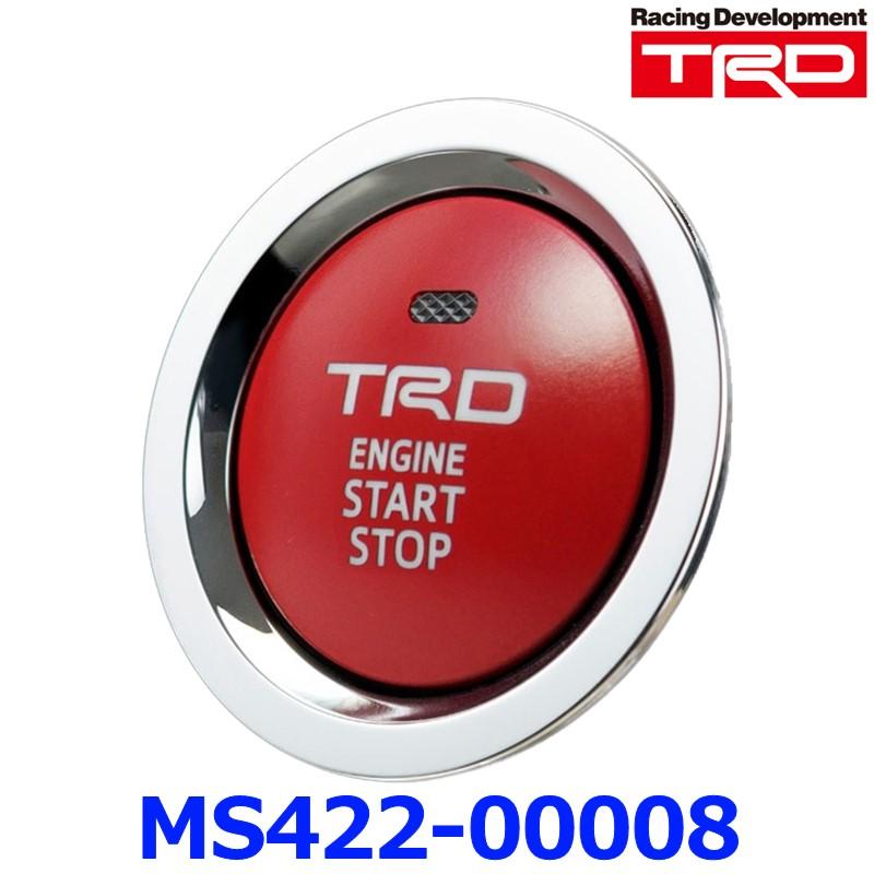 TRD PUSH START SWITCH プッシュスタートスイッチ MS422-00008 ガソリン車 インジケーターランプ有 : アット ...