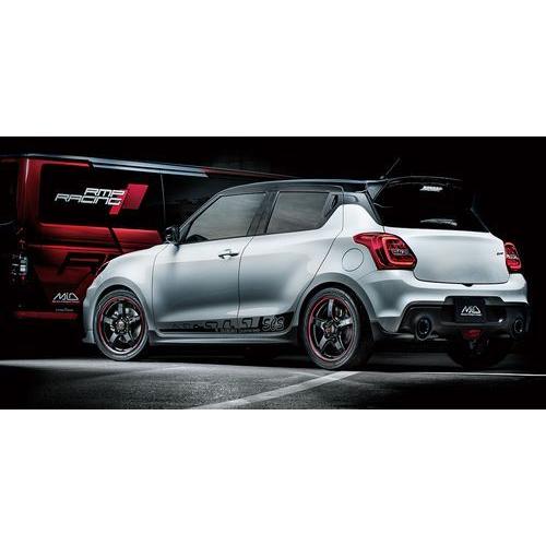 マルカサービス MID RMP RACING R50 15インチ 1550 リム幅5J インセット+45 ホール4H PCD100 ホワイト/リムレッドライン : アットマックス@ - 通販 ...