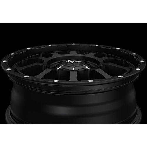 マルカサービス MID NITRO POWER M10 PERSHING 17インチ 1765 リム幅6 1/2J インセット+38 ホール6H PCD139.7 セミグロスブラック ...