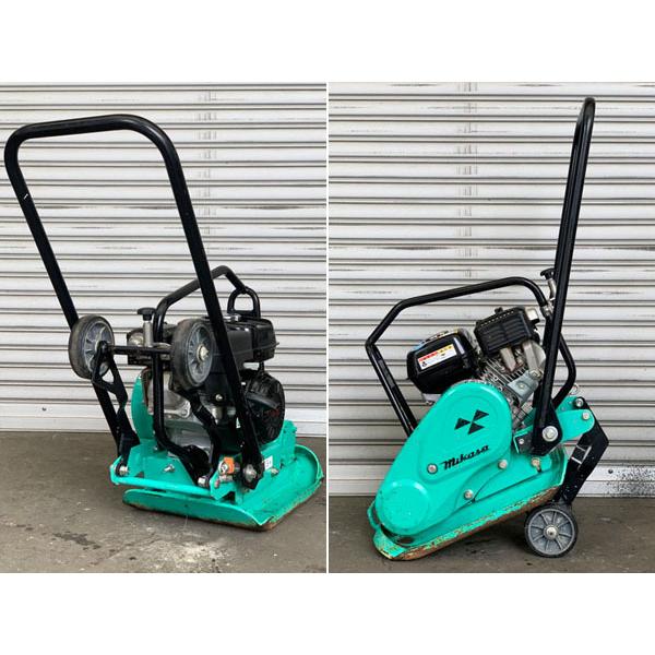 mikasa/三笠 60kg エンジンプレートコンパクター MVC-F60H 移動車付 : 無限堂ヤフーショップ - 通販 - Yahoo!ショッピング