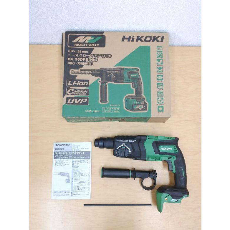 【未使用】HiKOKI/ハイコーキ コードレスロータリーハンマドリル DH36DPE(NN) 36V 本体のみ : 無限堂ヤフーショップ ...