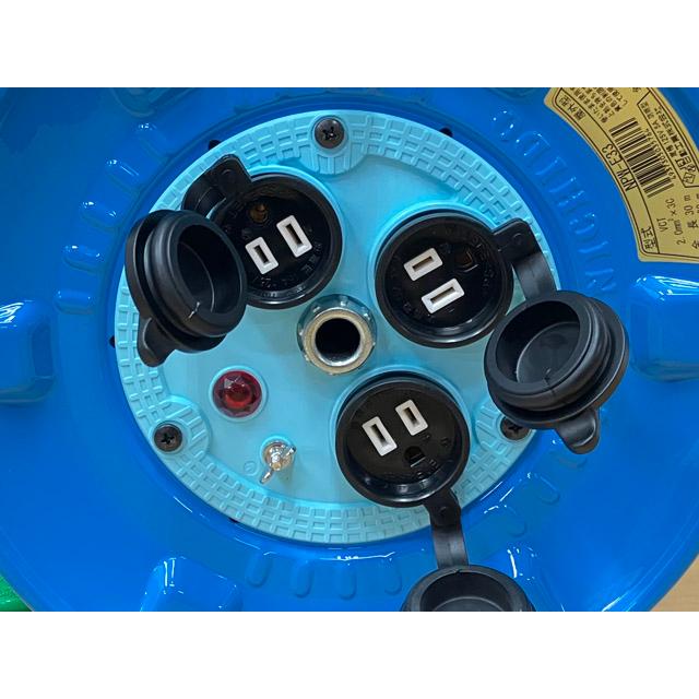 【未使用】日動工業/NICHIDO 電工ドラム NPW-E33 屋外型 防雨型 アース付 22A 30m ポッキンプラグ付 コードリール ※No.3※ : 無限堂ヤフーショップ - 通販 ...