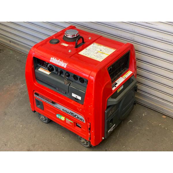 shindaiwa/新ダイワ 150A 3.0kVA エンジンウェルダー EGW150MD-I / 防音型 インバーター発電機 直流アーク溶接機 :2200000028614:無限堂ヤフー ...