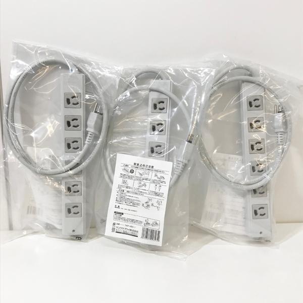 【未使用品】SANWA SUPPLY/サンワサプライ 3個組 セット 工事物件タップ 3P マグネット付 抜け止め 6個口 1m TAP-KE6-1 : 2200000041462 : 無限堂 ...