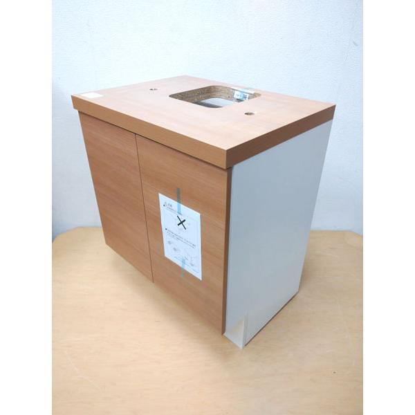 【未使用品】LIXIL/リクシル ※ベースキャビネットのみ 間口600mm クリエラスク ベッセルタイプ NSBN-600/LL2U 洗面化粧 ...