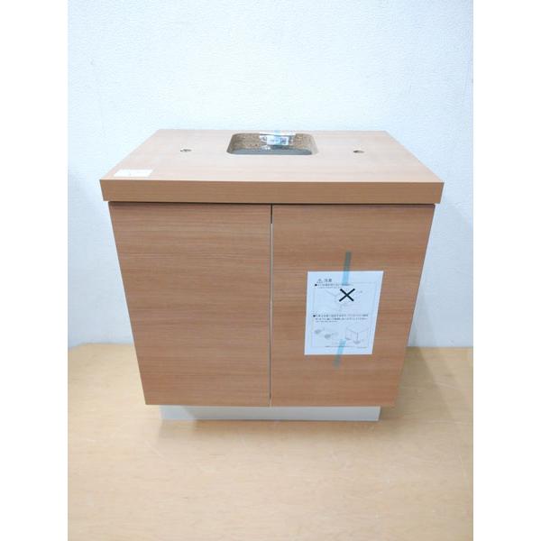 【未使用品】LIXIL/リクシル ※ベースキャビネットのみ 間口600mm クリエラスク ベッセルタイプ NSBN-600/LL2U 洗面化粧 ...