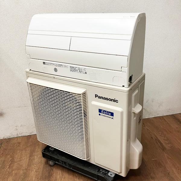 【引取希望・配送要相談】Panasonic Eolia/エオリア 4.0kW 14畳 ルームエアコン CS-X409C2-W 2019年 単相200V フィルター自動お掃除 55060 ...
