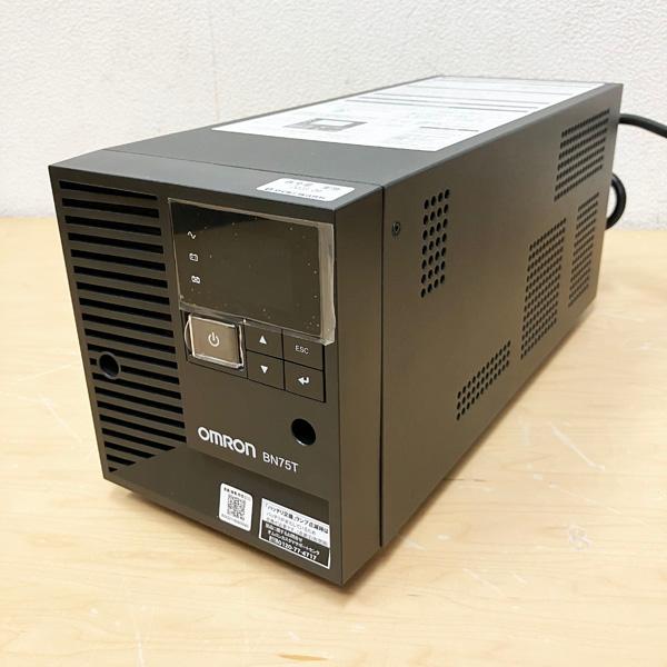 【未使用・再充電済】OMRON/オムロン BN75T 無停電電源装置 UPS 750VA 680W 据置型 2022年製 ※No.2 ...