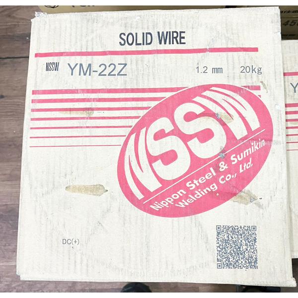 【未開封品】NIPPON STEEL/日鉄溶接 NSSW YM-22Z 1.2mm 20kg 溶接ソリッドワイヤ 合金化溶融亜鉛めっき鋼板用 ...