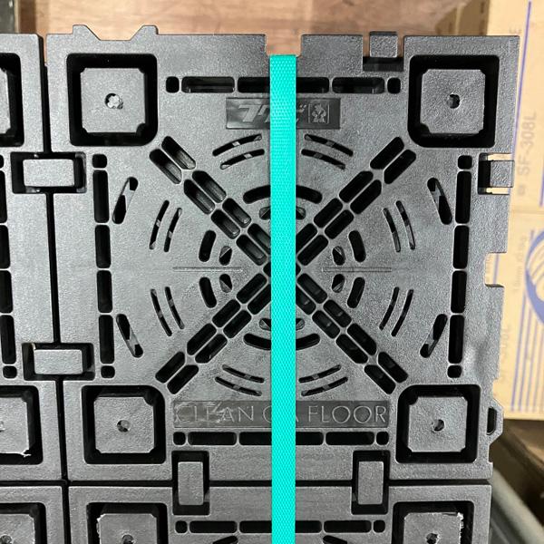 【未使用品】FUKUVI/フクビ 4セット 16枚組 クリーンOAフロア TN-100 3000N 樹脂系OAフロア 置敷タイプ OAタップ穴付 500×500×100 : ...