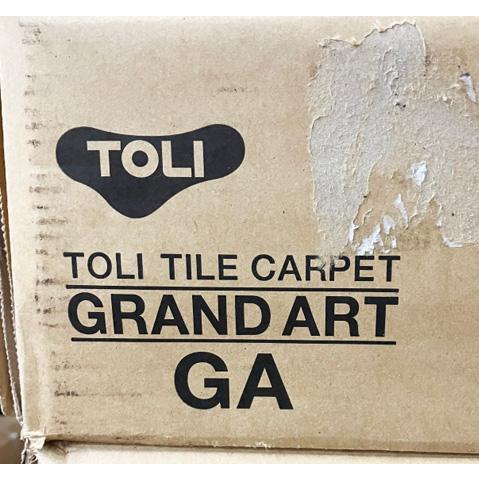【未開封品】TOLI/東リ GA-100W タイルカーペット GA1969W シャドウブロック 500mm×500mm 20枚/ケース 5m2 ...