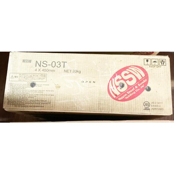 【未開封】NIPPONSTEEL/日鉄溶接 NSSW-NS-03T 被覆アーク溶接棒 4×450 20kg ※No.6※ : 無限堂ヤフー ...