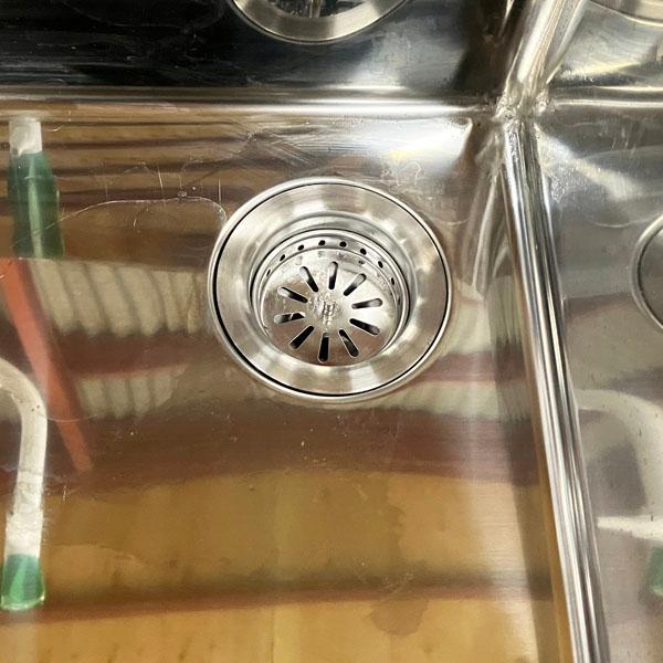 【引取限定・現状渡し】オリエンタル技研工業/ORIENTAL ステンレス流し台 LVFE-W1500S 3ツ口水栓 実験流し台 シンク ...