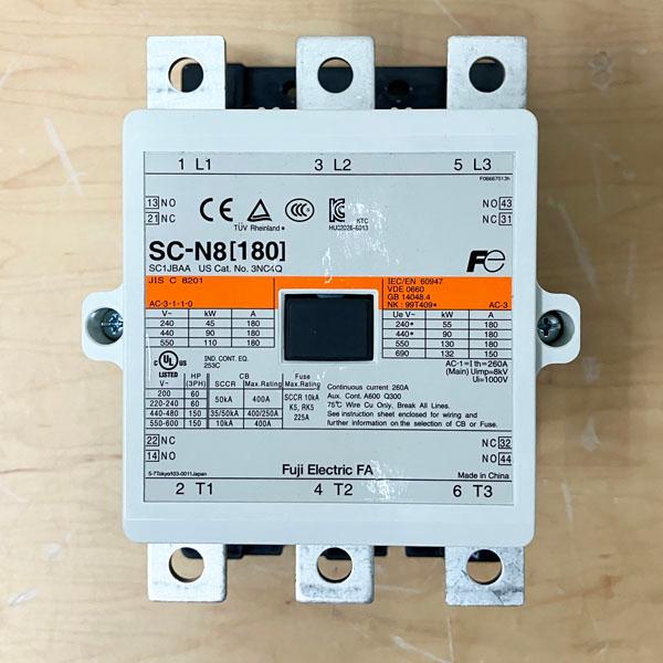 富士電機 電磁開閉器 標準形電磁接触器 SC-N8[180] コイル100V 2a2b : 無限堂ヤフーショップ - 通販 - Yahoo ...